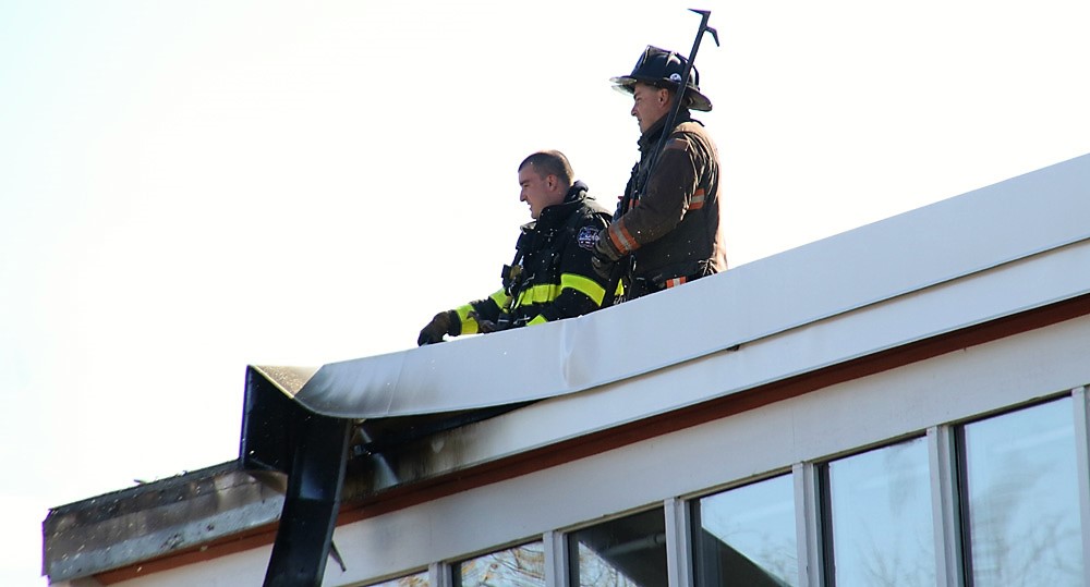 Torch sparks fire on roof of LHS/LMS | Litchfield.bz