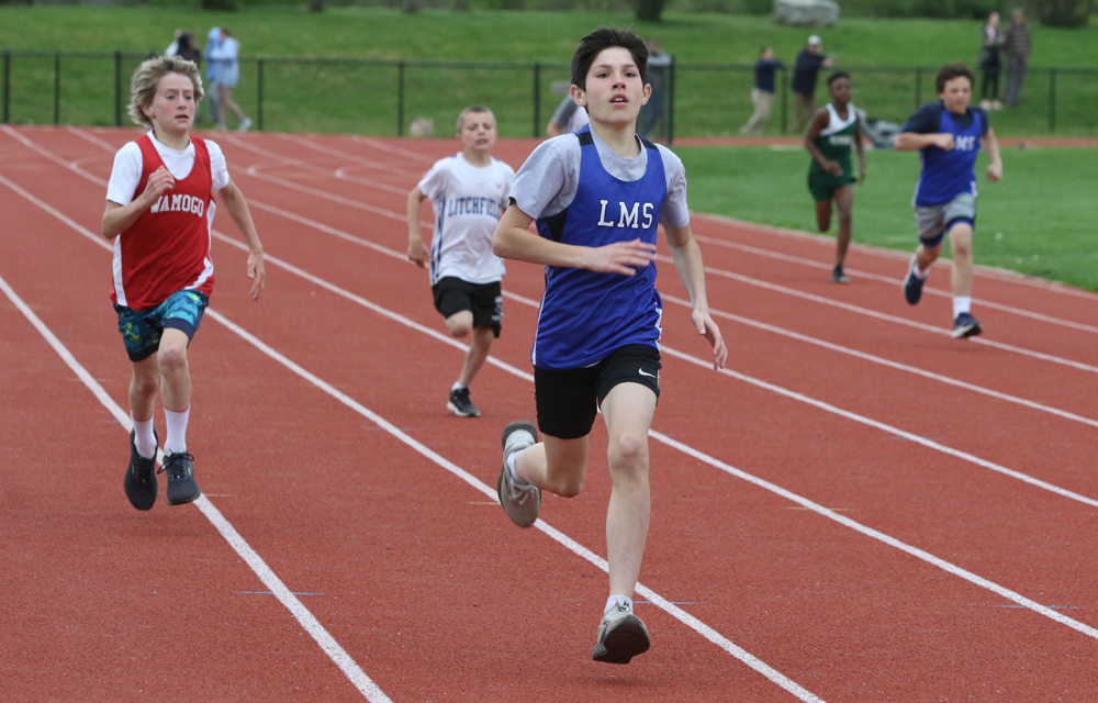 Middle school track & field team competes | Litchfield.bz