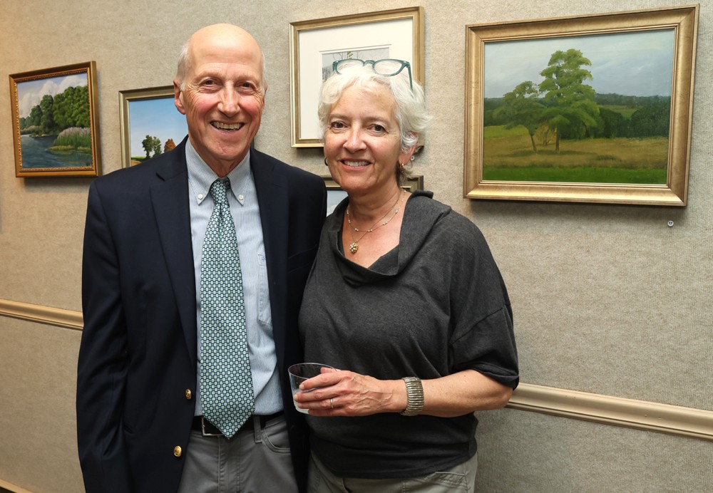 Reception highlights artist exhibit at OWL | Litchfield.bz