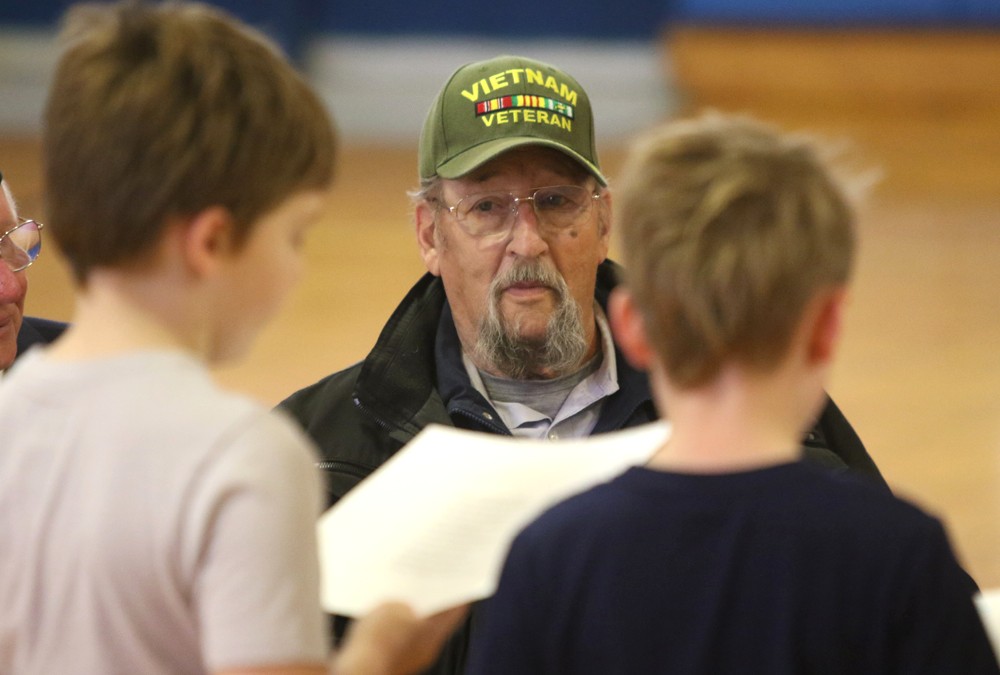 Goshen Center School honors veterans | Litchfield.bz