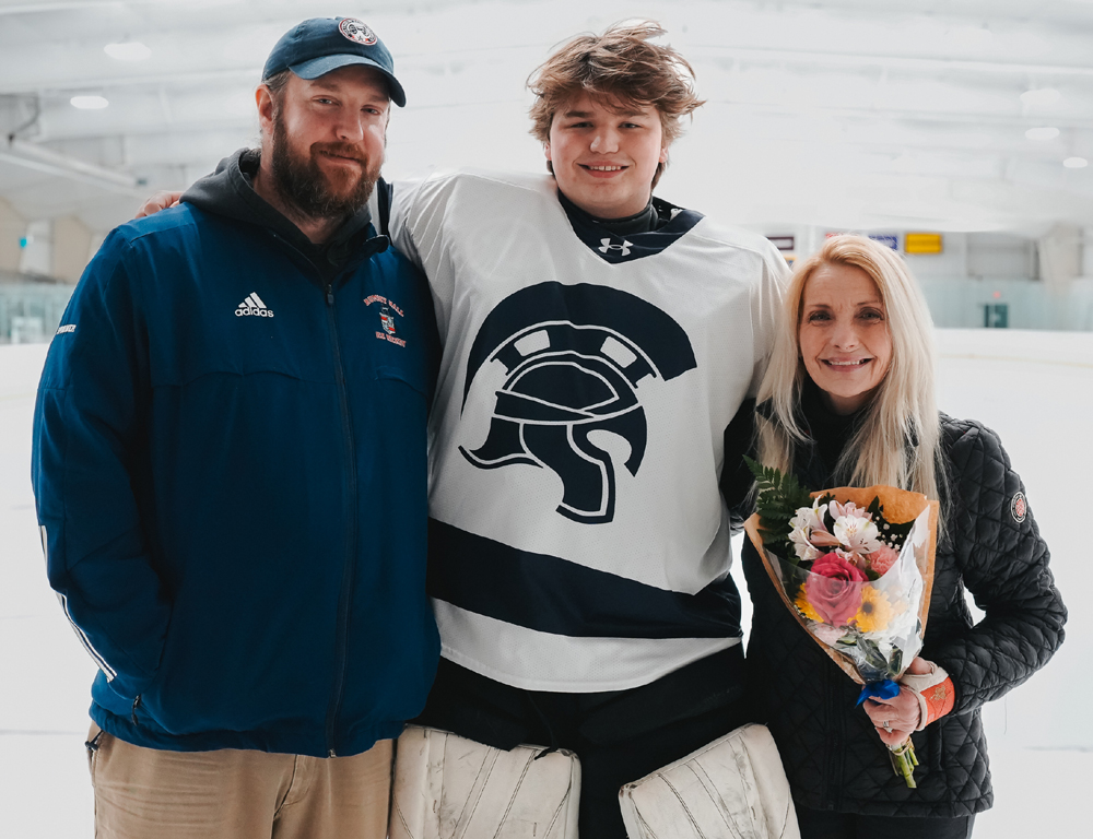 Kurek and Pinho honored on Senior Night | Litchfield.bz
